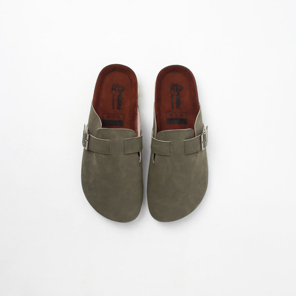 Strides "Moss Green" Synthetic Clogs – StridesMNLA